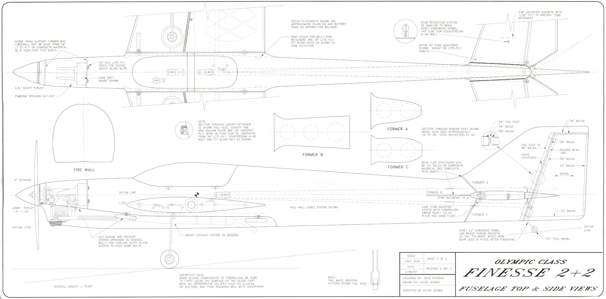 Aero Composites – Performance Model Aircraft